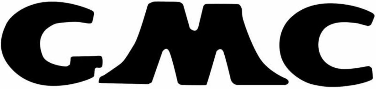 OER Black Tailgate Letter Decal Set 1947-1954 GMC Stepside Pickup Truc ...