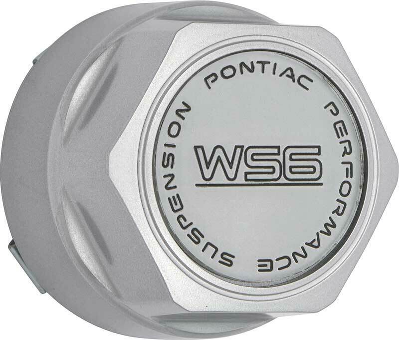 OER Silver WS6 Wheel Center Cap Set 1982-1992 Pontiac Firebird and Tra ...