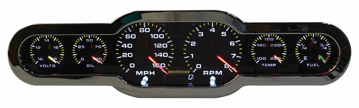 Universal 6 Gauge Analog Cluster Panel With Color Changing Needle Cust ...