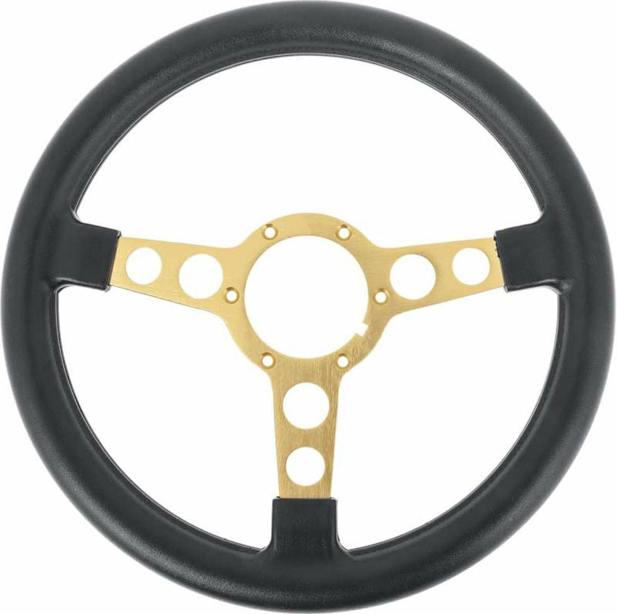 Black Thin Grip Gold Spoke Formula Steering Wheel Kit 1972-80 Firebird ...